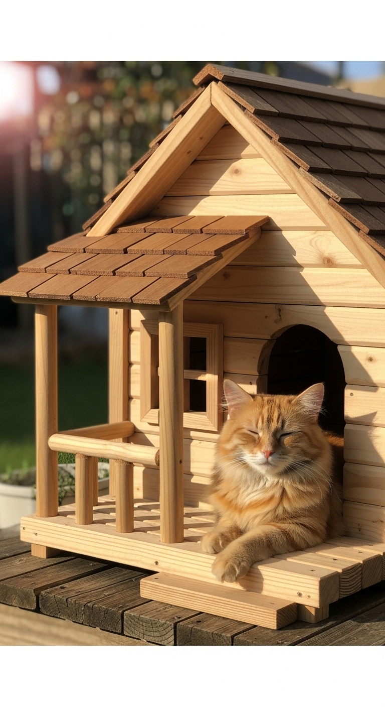 10 Cat House Outdoor DIY - Glow Ad Gather
