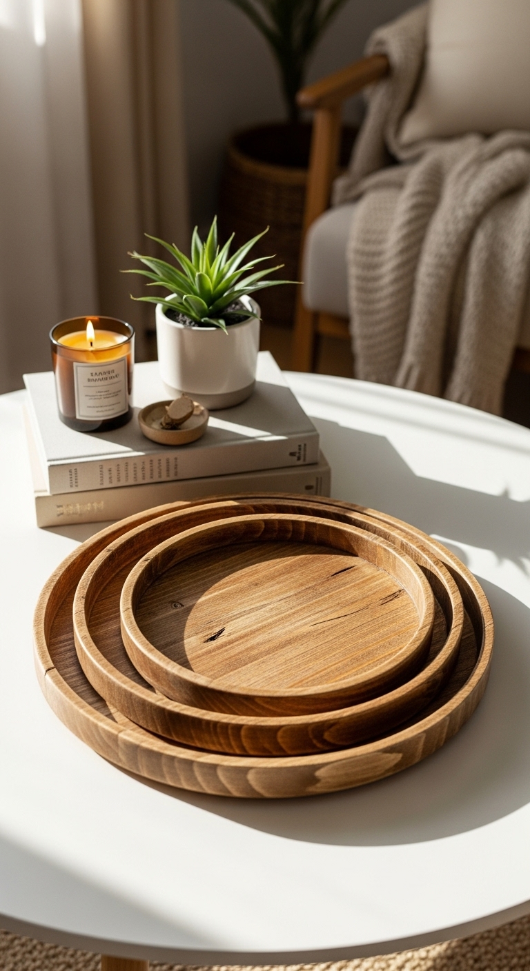 10 Handmade Wooden Decor Set - Glow And Gather