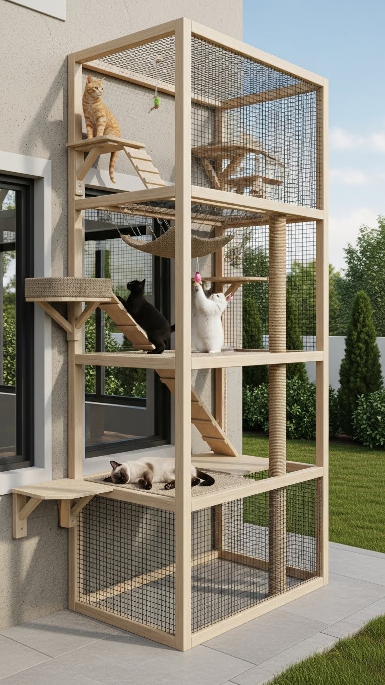 10 Catio Ideas for Cats - Glow Ad Gather